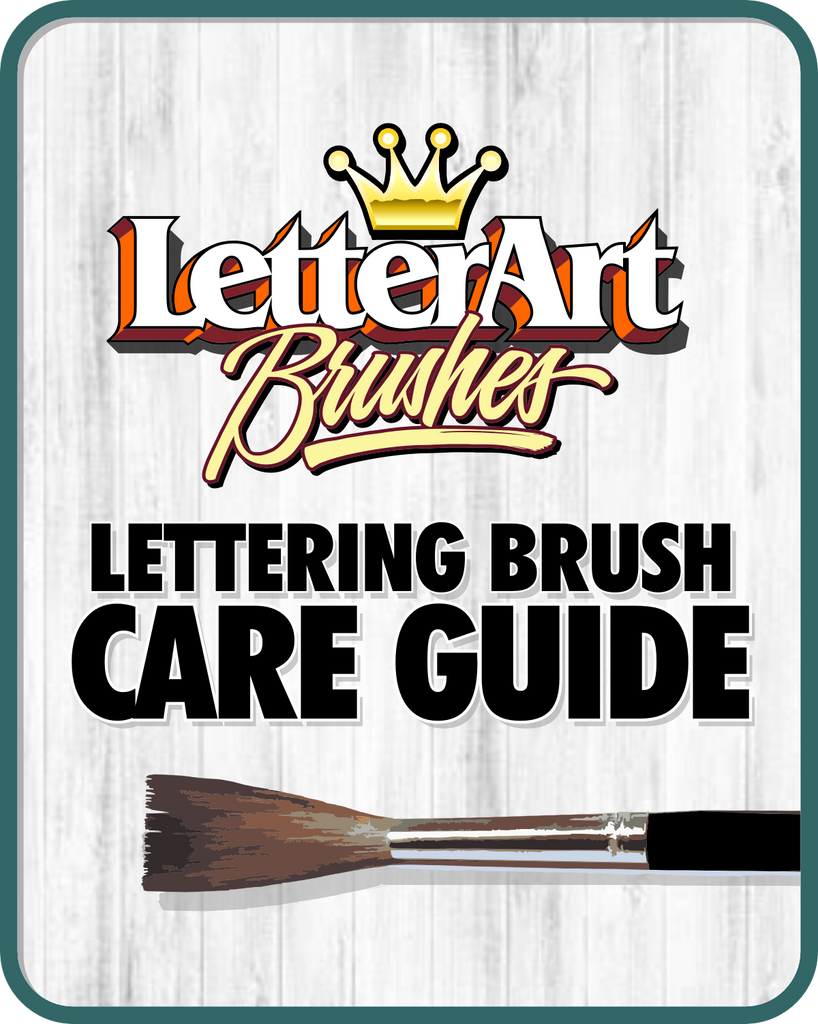 FREE Lettering Brush Care Guide – John King Letter Art